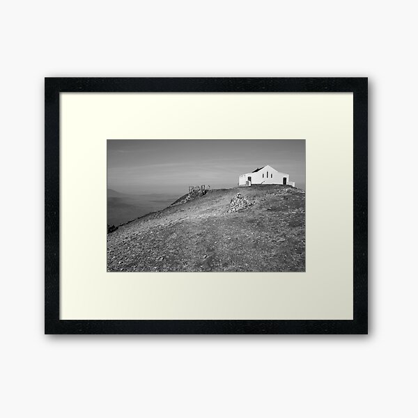 "Croagh Patrick church " Framed Art Print for Sale by BANNER25 | Redbubble
