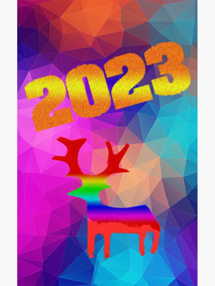 Happy Birthday 2023 Sticker For Sale By Creangat Redbubble
