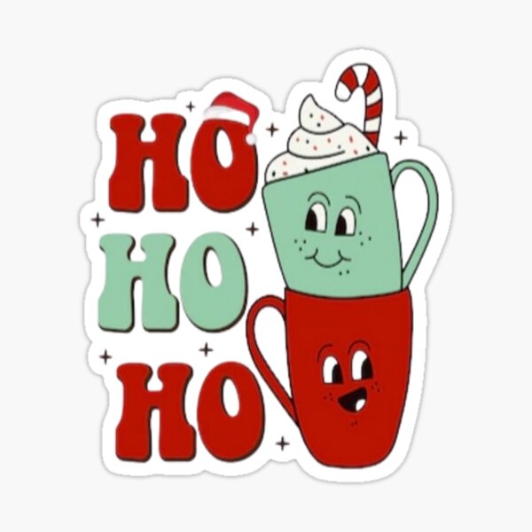 "Ho Ho Ho!" Sticker for Sale by Inspirer1 | Redbubble