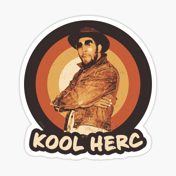 "DJ Kool Herc 80s Old School Hip Hop" Sticker for Sale by eyepoo ...