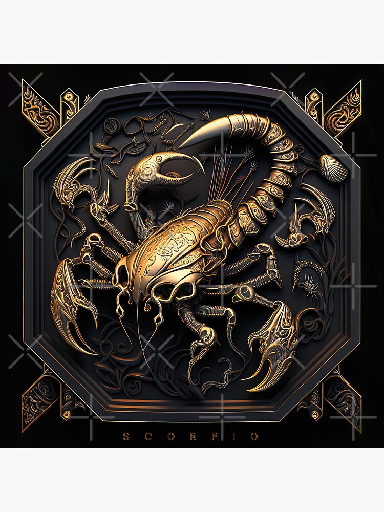 "Scorpio! Western Zodiac Signs! " Sticker for Sale by ArtsByRenato ...