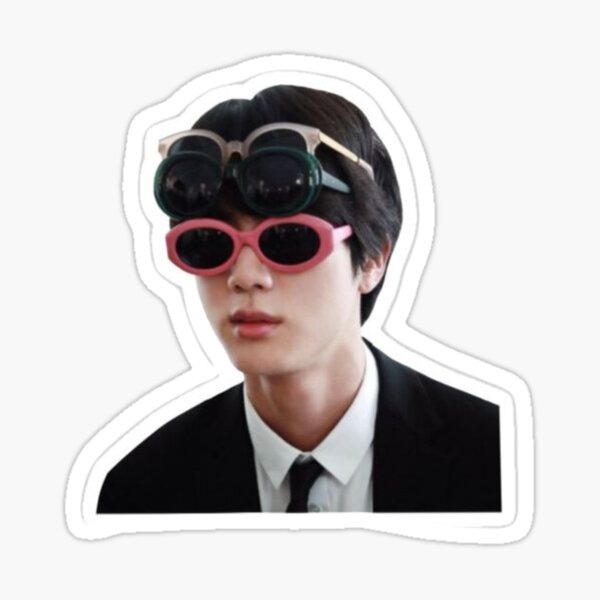 "KIM SEOKJIN" Sticker for Sale by alhadhrami | Redbubble