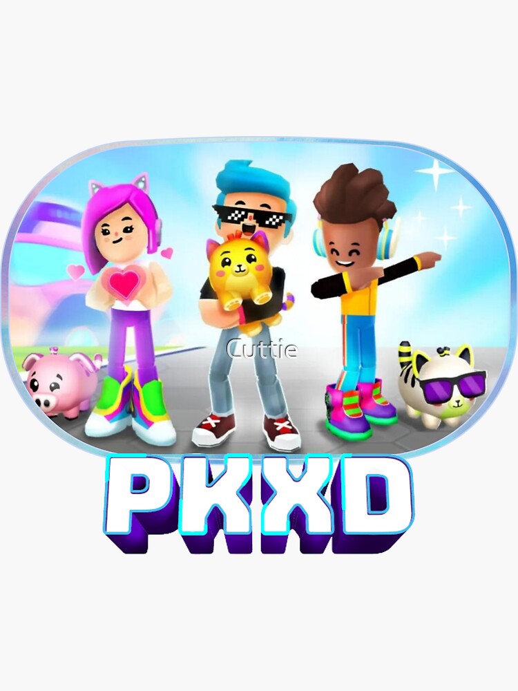 "New game,pk xd,kids game,pk xd for kids" Sticker for Sale by Cuttie ...