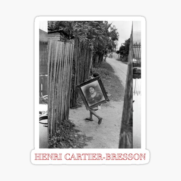 "HENRI CARTIER BRESSON" Sticker for Sale by Kinzughi | Redbubble