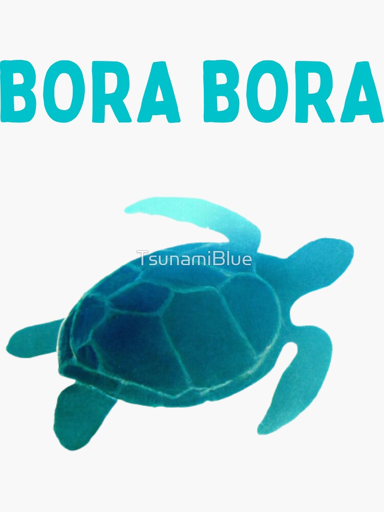 "Bora Bora" Sticker for Sale by TsunamiBlue | Redbubble
