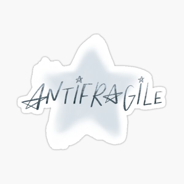 "lsrfm antifragile " Sticker for Sale by hugbeom | Redbubble