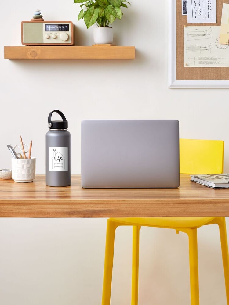 "Wifi Password Network Sign" Sticker for Sale by StickDeco | Redbubble