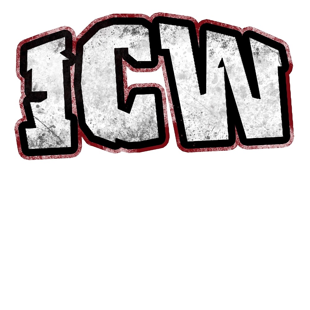 "Classic ICW logo" by InsaneWrestling | Redbubble