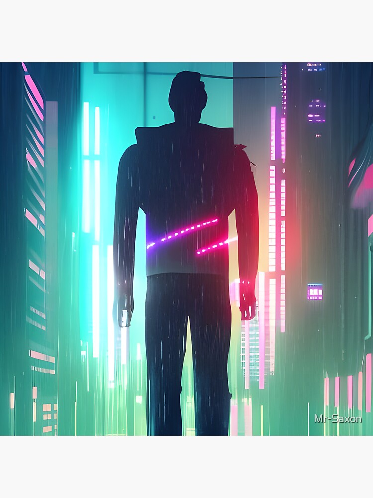 "Lonely Android" Sticker for Sale by Mr-Saxon | Redbubble