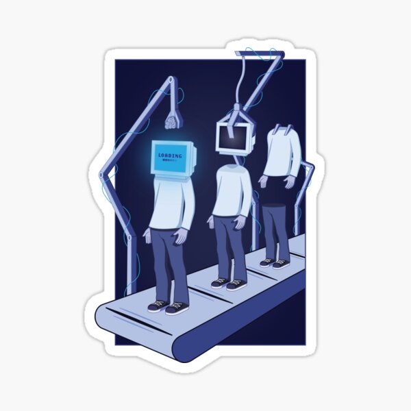 "Living in a Simulation" Sticker for Sale by liffegraphics | Redbubble