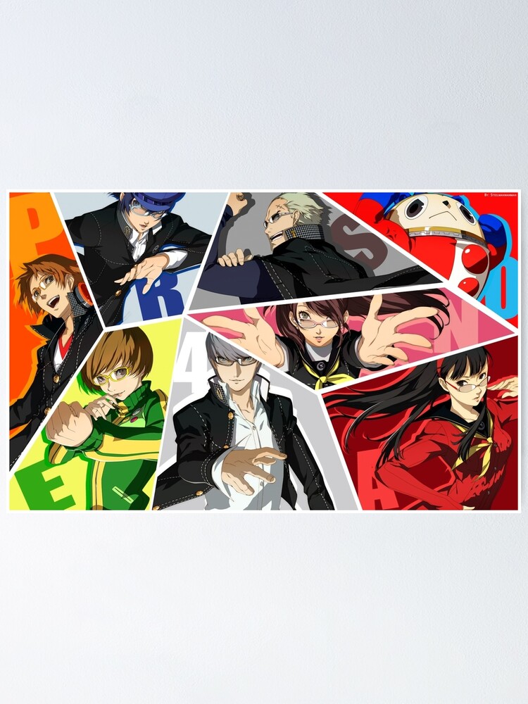 "Investigation Team in Action 3 - Persona 4 Golden " Poster for Sale by ...