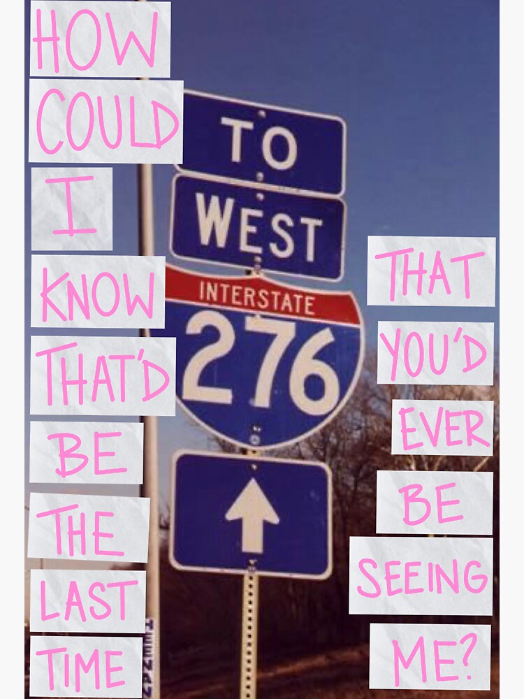 ""How could I know" collage" Sticker for Sale by ryliedoesart | Redbubble