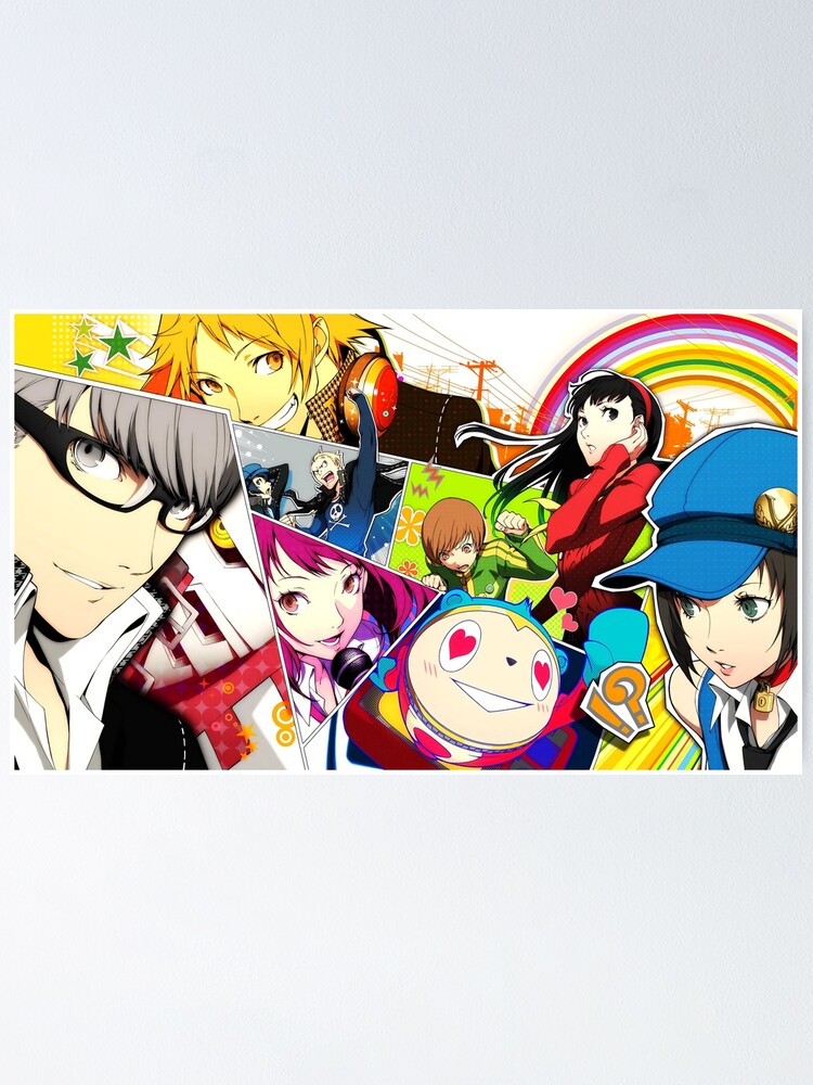 "Investigation Team in Action 4 - Persona 4 Golden " Poster for Sale by ...