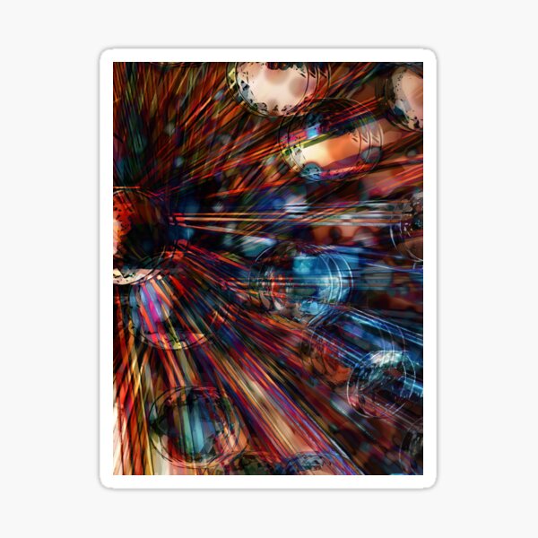 "Rainbow Bubble Explosion" Sticker for Sale by TheSplitWindow | Redbubble