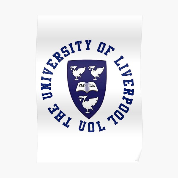 "University of Liverpool UOL Logo" Poster for Sale by MyUniversity ...