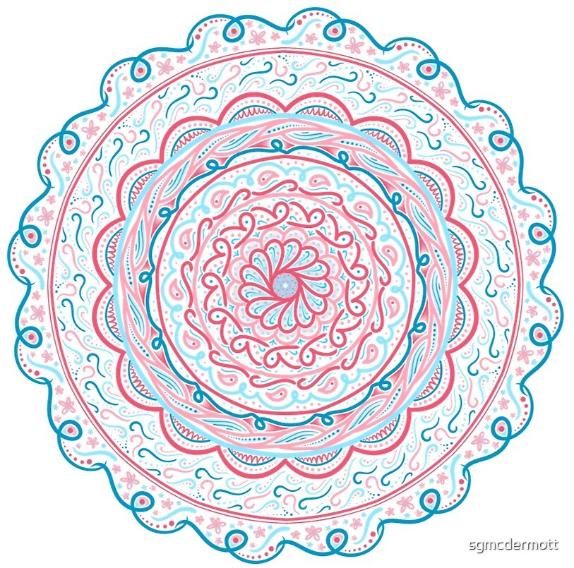 "Mandala Swirl" by sgmcdermott | Redbubble