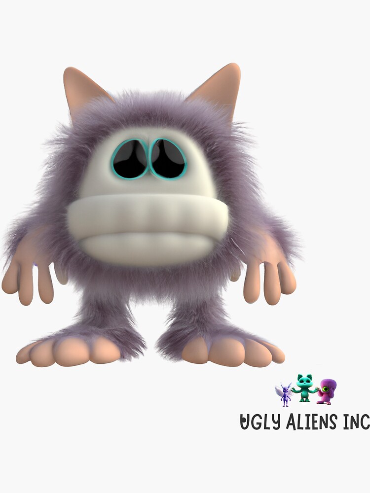 "Straak Alien" Sticker for Sale by UglyAliensInc | Redbubble