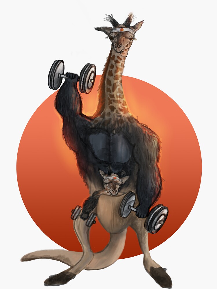"He's here to Pump. You. Up!" Sticker for Sale by ryanmurphyart | Redbubble