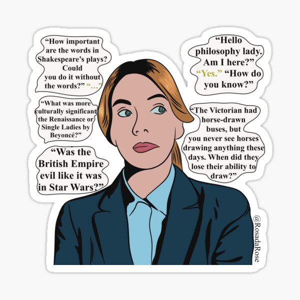 "Philomena Cunk #2" Sticker for Sale by Rosadarose | Redbubble