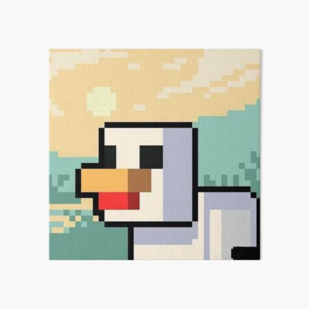 "chicken minecraft" Art Board Printundefined by MinecraftShop | Redbubble