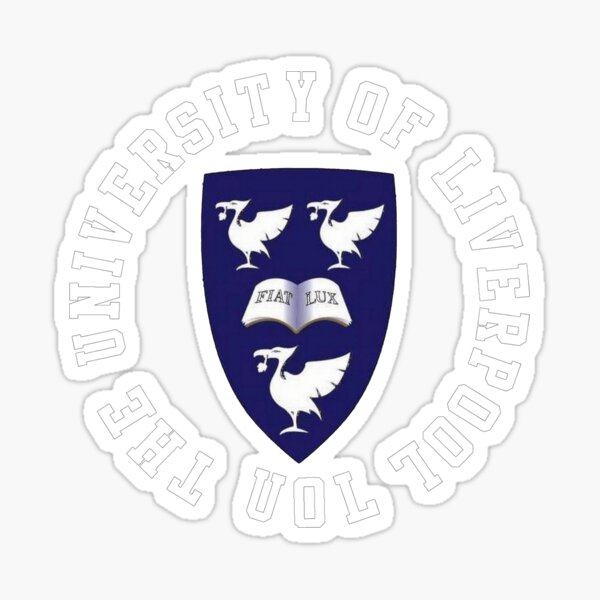 "University of Liverpool UOL Logo" Sticker for Sale by MyUniversity ...
