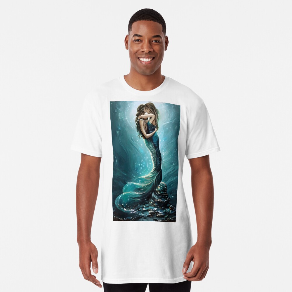 "Lesbian Mermaids Kissing in the Ocean" Poster for Sale by TheOtherTeam ...