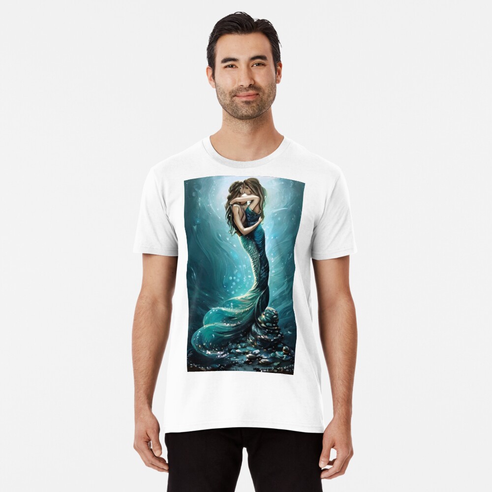 "Lesbian Mermaids Kissing in the Ocean" Poster for Sale by TheOtherTeam ...