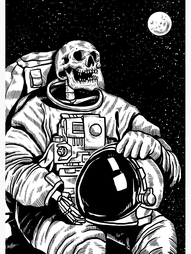 "Dead Space Skeleton Astronaut - Spooky Space Horror Science fiction ...
