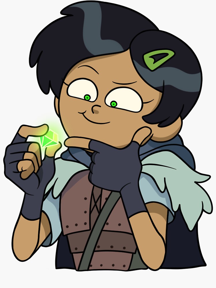 "Marcy and the Calamity Gem" Sticker for Sale by jopajopovna1 | Redbubble