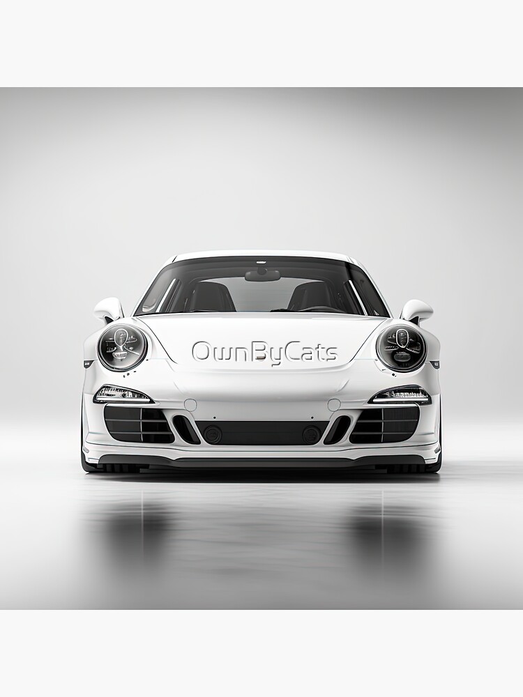 "Porsche 911 Front View" Sticker for Sale by OwnByCats | Redbubble