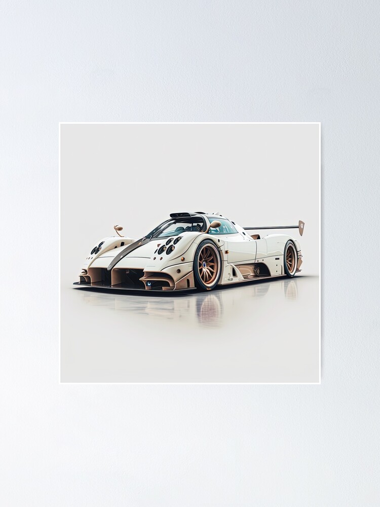 "Pagani Zonda side view." Poster for Sale by OwnByCats | Redbubble