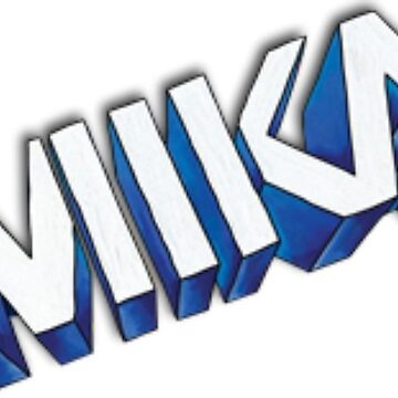 "MIKA logo sticker 01" Sticker for Sale by dividedlines | Redbubble
