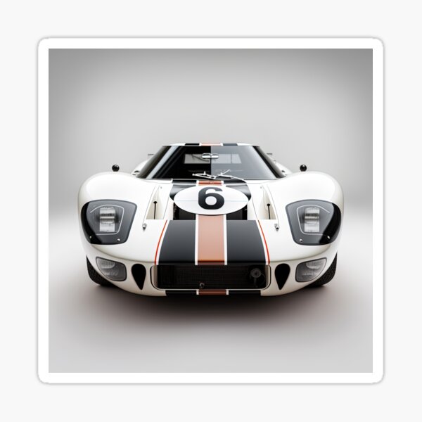 "Ford GT40 Front View" Sticker for Sale by OwnByCats | Redbubble