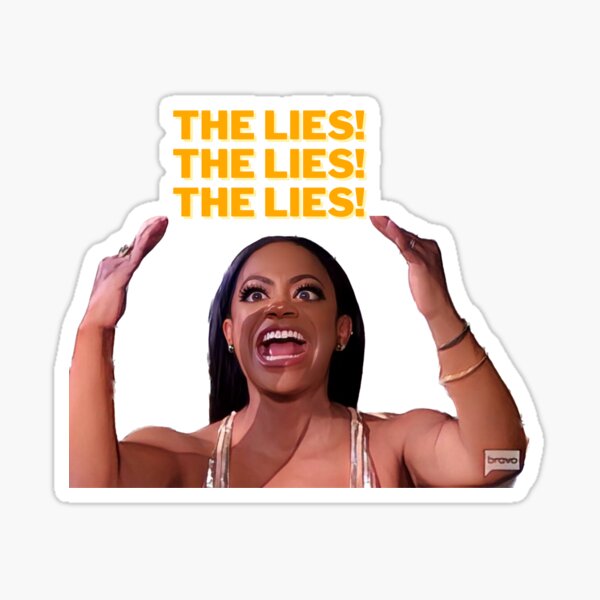"Kandi Burruss “The Lies! The Lies! The Lies!”" Sticker for Sale by ...