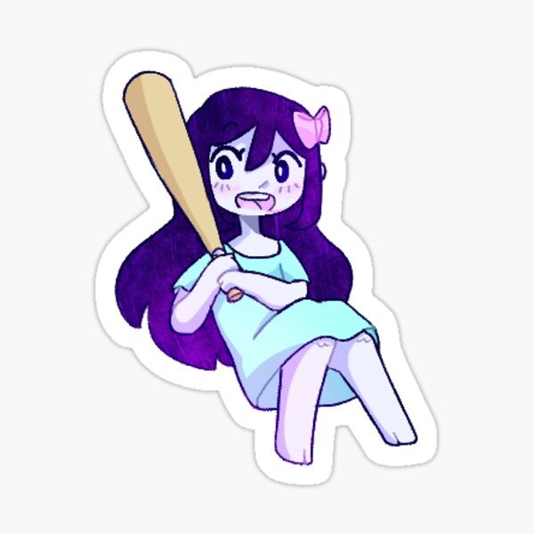 "OMORI - HEADSPACE Aubrey Sticker" Sticker for Sale by CameronDoStuff ...