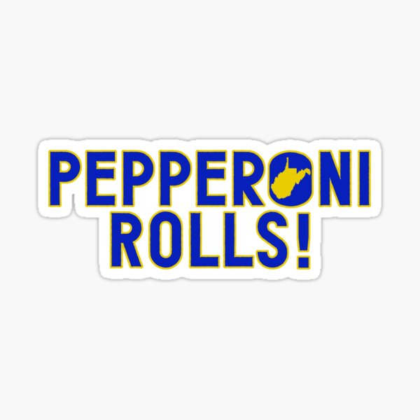 "Pepperoni Rolls" Sticker for Sale by CarynKeller | Redbubble