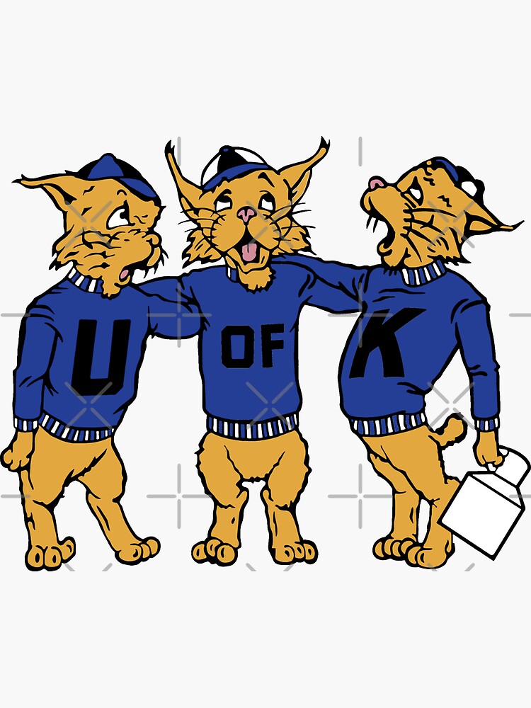 "University of Kentucky Vintage Wildcats" Sticker for Sale by missavaw ...