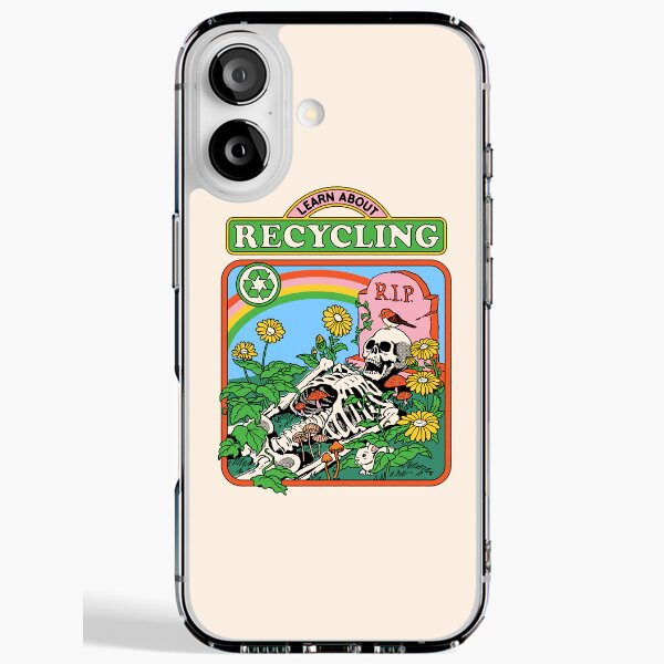"Learn About Recycling" iPhone Case for Sale by stevenrhodes | Redbubble