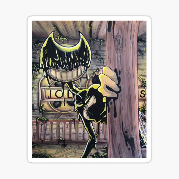 "bendy and the ink machine" Sticker for Sale by lovemyronaa | Redbubble