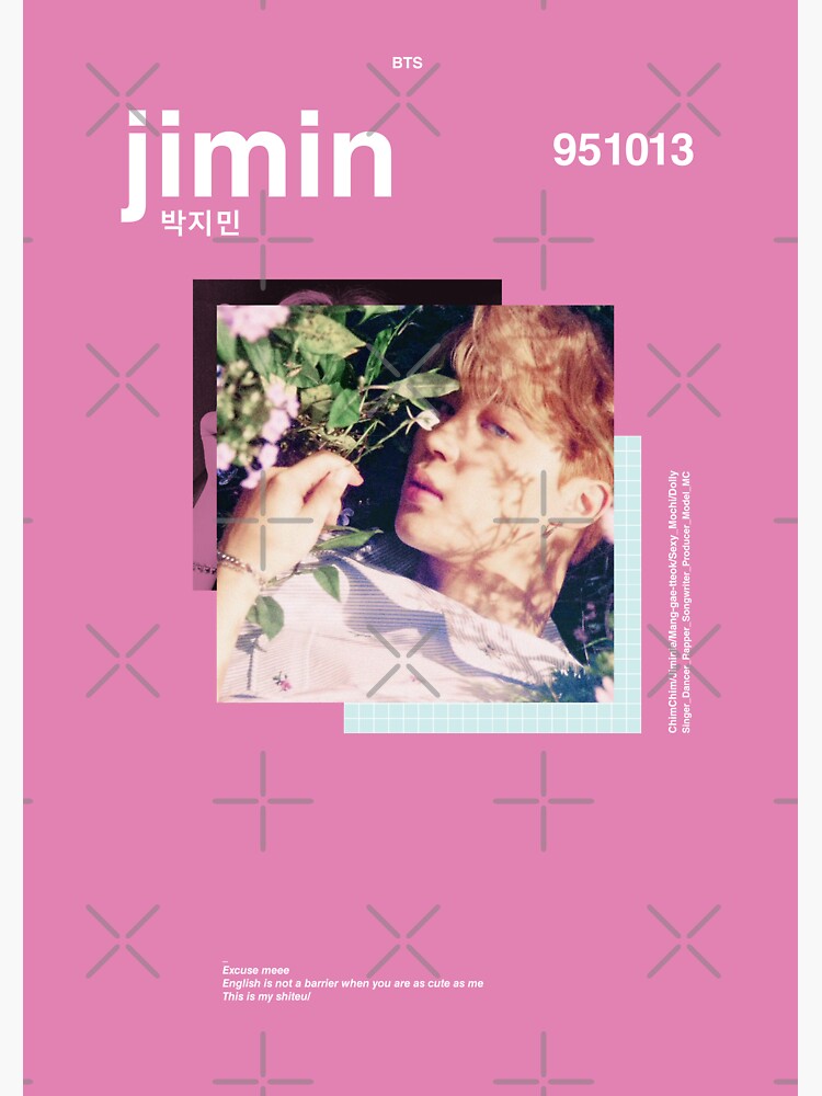 "K-Pop | About JM" Sticker by micafranchi | Redbubble