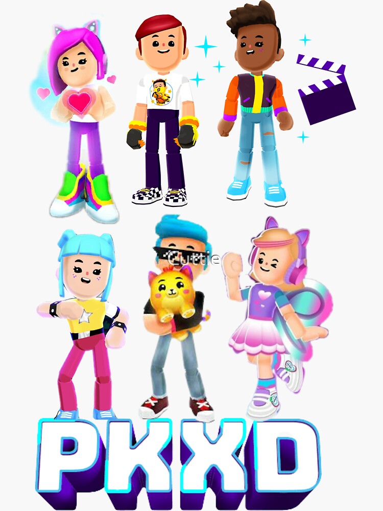 "New game,pk xd,kids game,pk xd for kids" Sticker for Sale by Cuttie ...