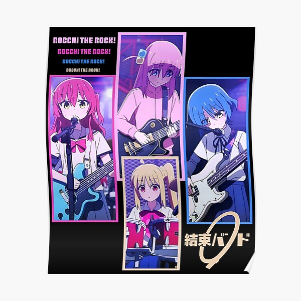 "Bocchi The Rock" Poster for Sale by comFad | Redbubble