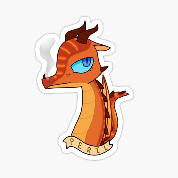 "Peril Dragon Wings of Fire Skywing (NO ARM)" Sticker for Sale by ...