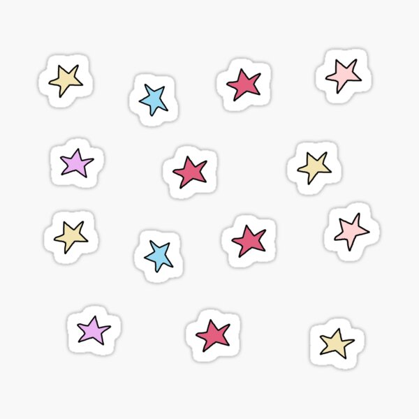 Retro Mini Star Pack Sticker For Sale By Samausui Redbubble