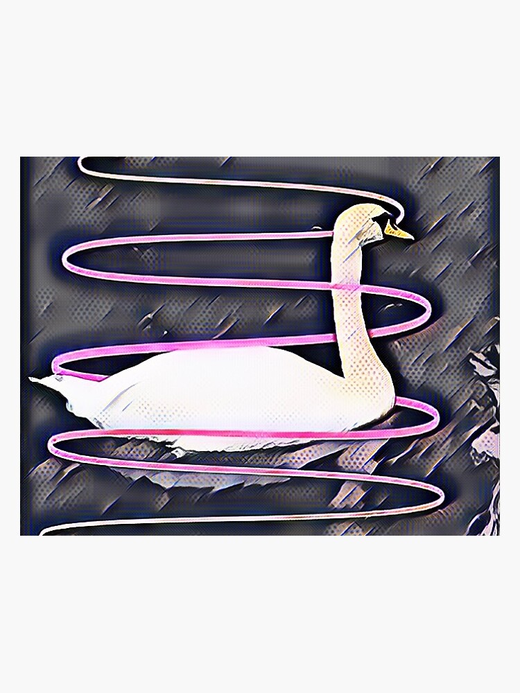 "Sweet Swan of Dublin" Sticker for Sale by kathx7 | Redbubble