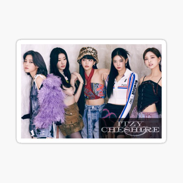 "ITZY Cheshire" Sticker for Sale by Alice222 | Redbubble