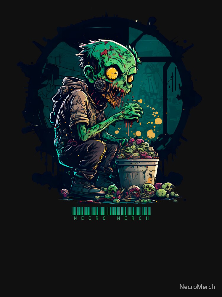 "Brain Eater - Necro Merch" Essential T-Shirt for Sale by NecroMerch ...