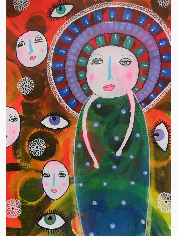 "Weird Angel" Sticker for Sale by BeaOutsiderArt | Redbubble