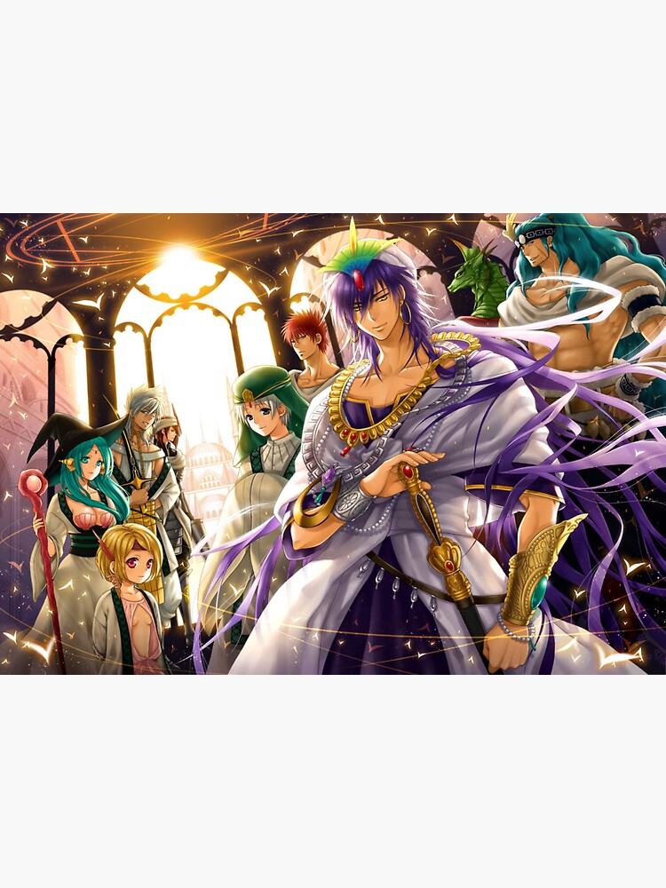 "Sinbad - Magi The Labyrinth of Magic" Sticker for Sale by Lelouch22 ...