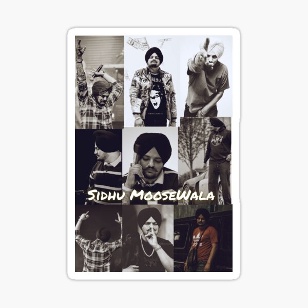 "Sidhu Moose Wala" Sticker for Sale by AESTHETICMEN | Redbubble